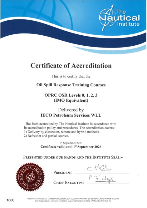 IECO GROUP - Oil Spill Response Training Courses